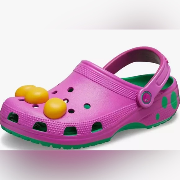 CROCS | Shoes | New Crocs Unisex Adult Barney Womens 2 Mens 1 | Poshmark